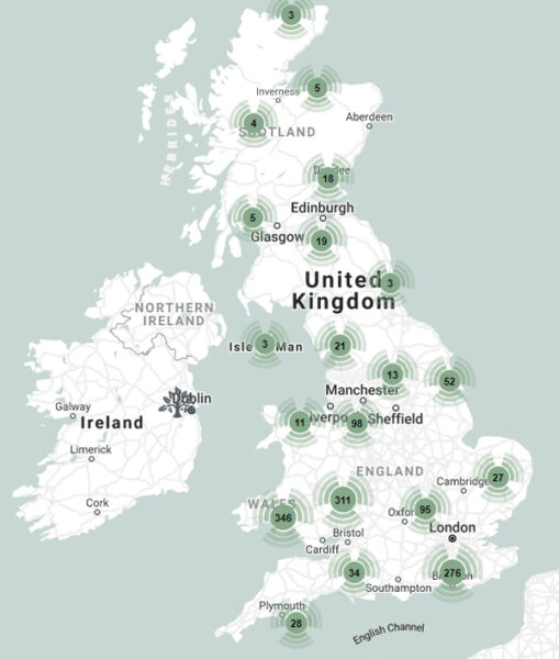 New Online National Tree Map Launched | Frank P Matthews
