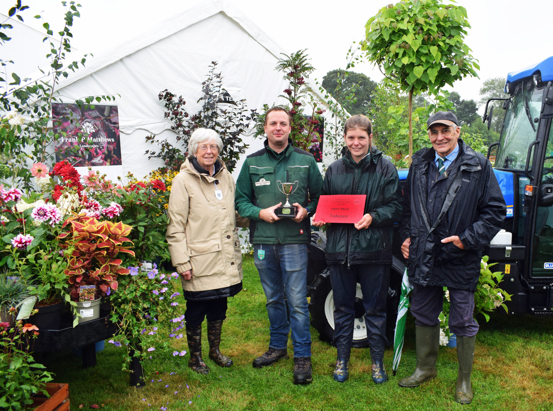Tradestand 1st Prize at Tenbury Show! | Frank P Matthews